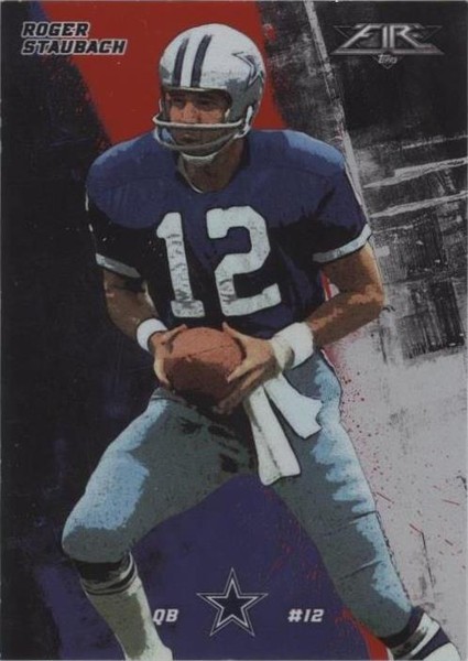 2015 Topps Fire - Flame #38 Roger Staubach for sale online | eBay
