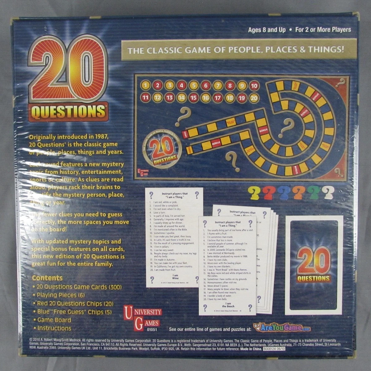 20 Questions Board Game