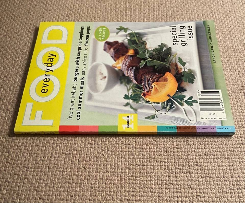 July/August 2004 Martha Stewart Everyday Food Magazine Issue 14 SUMMER ...