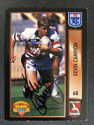 🏉 SIGNED Kevin Campion National Rugby League Nrl | eBay Australia