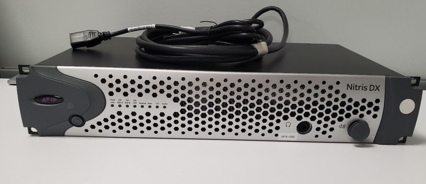 Avid Technology 7020-30008-XX Nitris DX Audio Video Interface Box | eBay