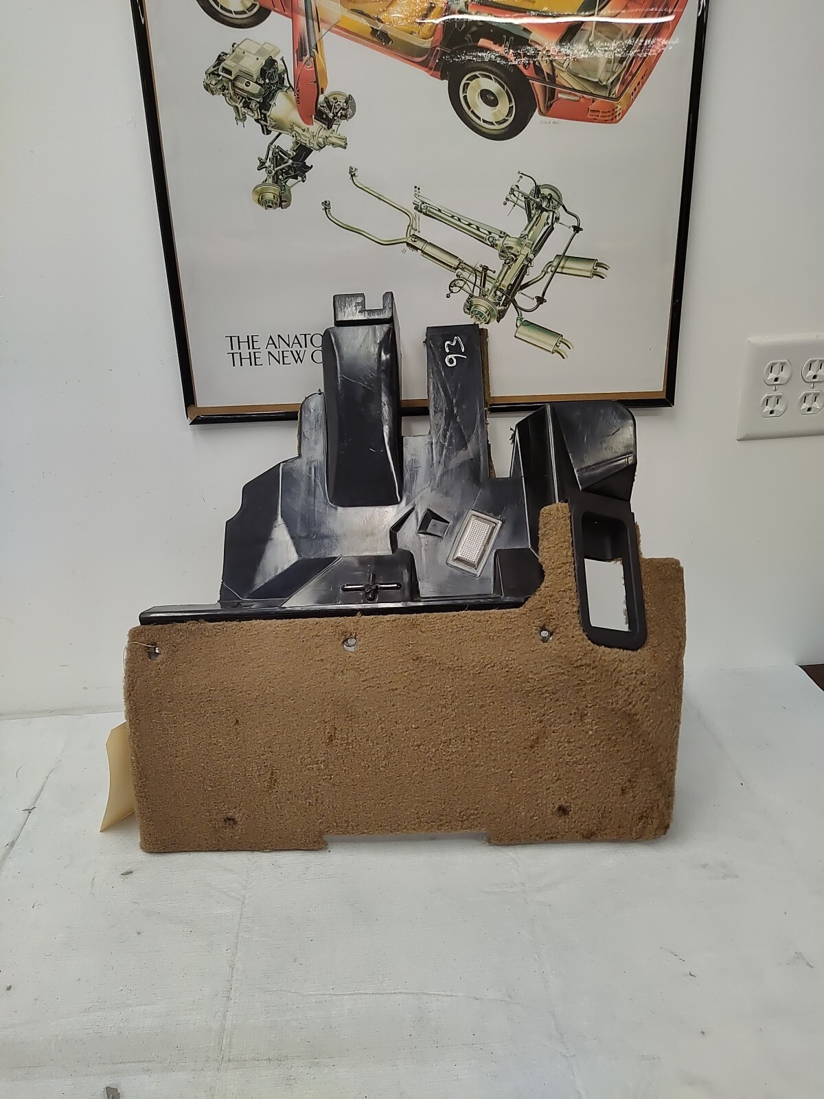 1990-1993 C4 Corvette Driver Side LEFT Under Dash Panel Knee Bolster ...