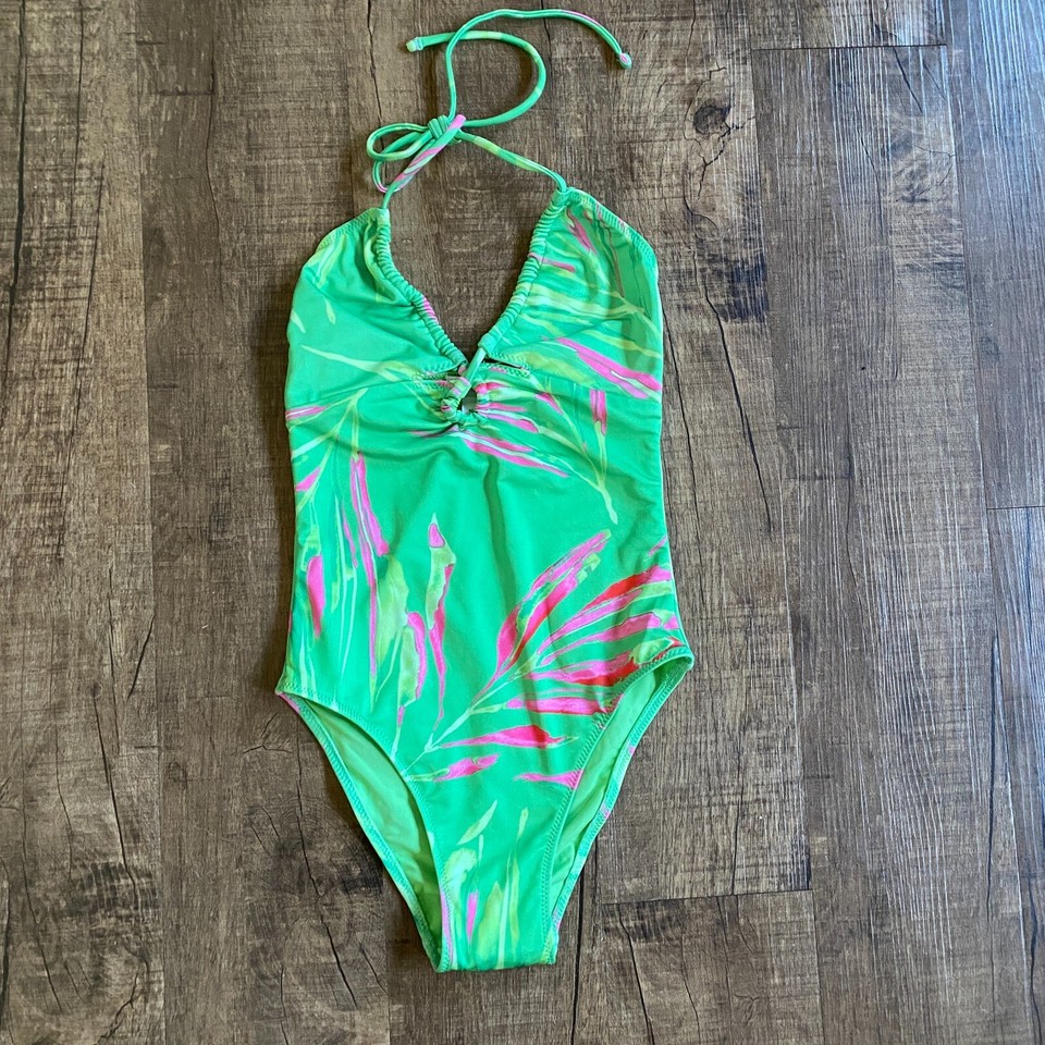 Ramy Brook Phoebe One Piece Swimsuit in Key Lime, Size XXS | eBay