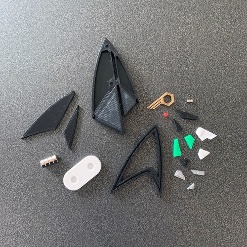 Star Trek Picard (Section 31) - Combadge with Accessible Circuitry ...