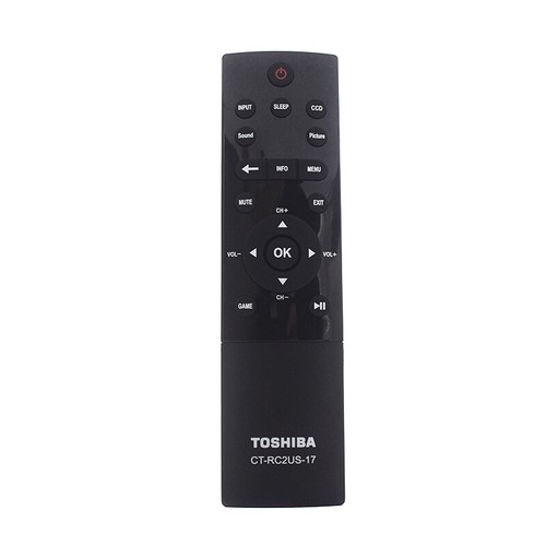 Toshiba TV Fernbedienung CT-RC2US-17 Für 55L621U 49L621U 43L621U | eBay.de