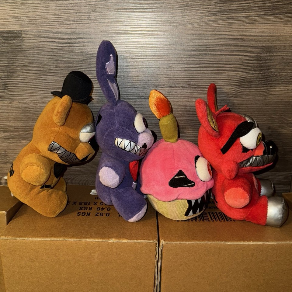 Authentic Nightmare Bonnie & Cupcake FNaF Funko Plush Set Exclusive ...