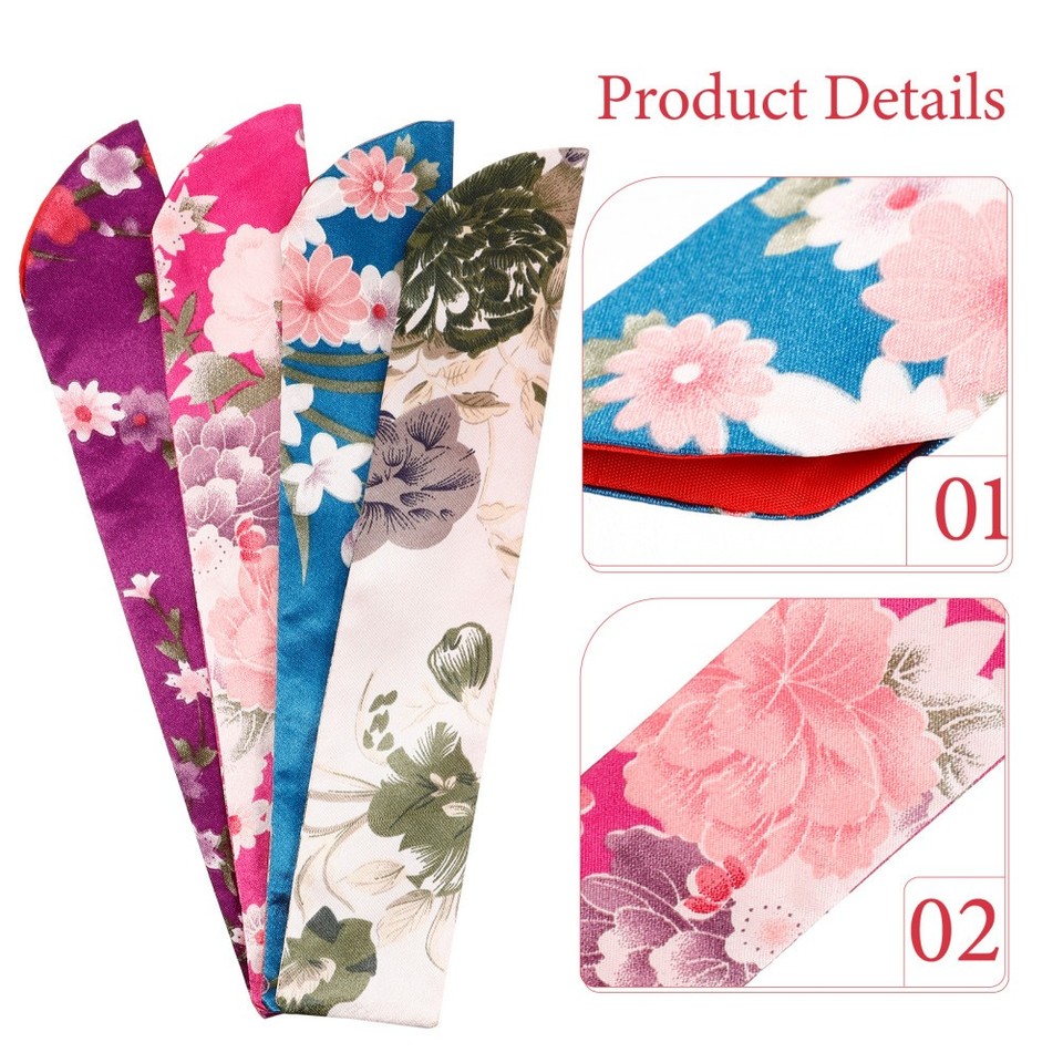 4 Pcs Portable Folding Fan Pouch Foldable Storage Bag Hand Cases | eBay ...