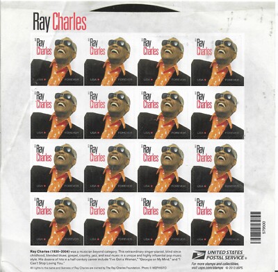 Ray Charles Forever Stamps * by USPS (2013) | eBay