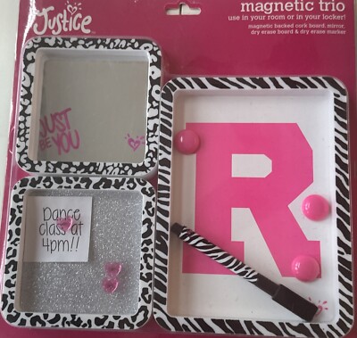 Justice Gift Set - Just Be You Magnetic Trio - Initial “R” ~ New | eBay