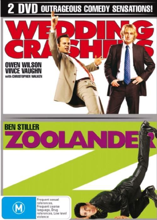 Wedding Crashers / Zoolander DVDs 2-Movie 2-disc set. Free Post ...