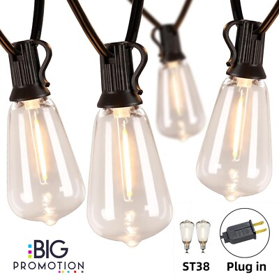 LED ST38 String Lights Ip65 Waterproof Outdoor Christmas Decoration ...