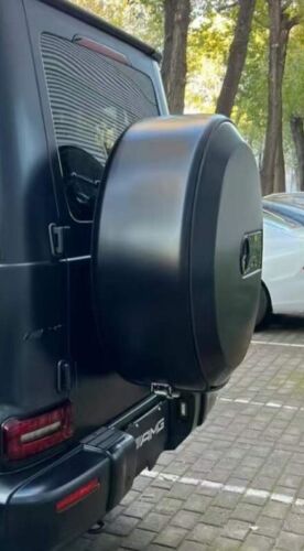 New Mercedes Spare Wheel Ring Tire Cover Black W463 W464 G550 G63 G65 ...