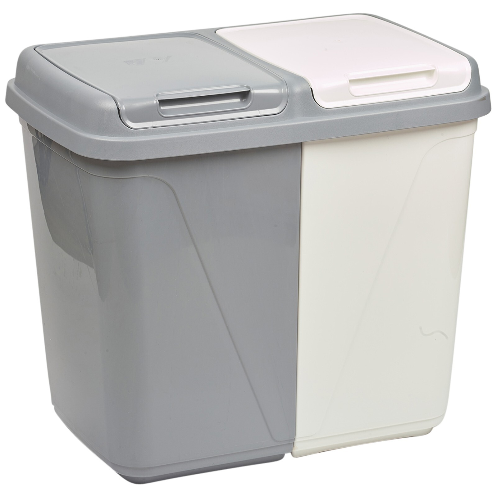 60/90L Double Kitchen Recycling Laundry Duo Bin Garbage Under Cabinet ...