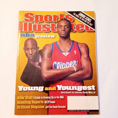Sports Illustrated Magazine-October 30, 2000-NBA Preview-Garnett-Miles ...