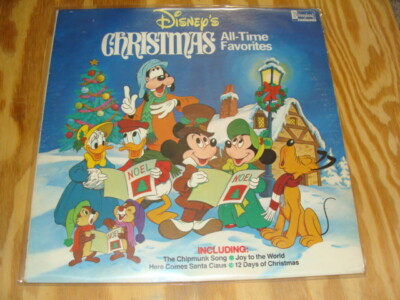 VINYL RECORD DISNEYLAND WALT DISNEY CHRISTMAS ALL-TIME FAVORITES 1V ...
