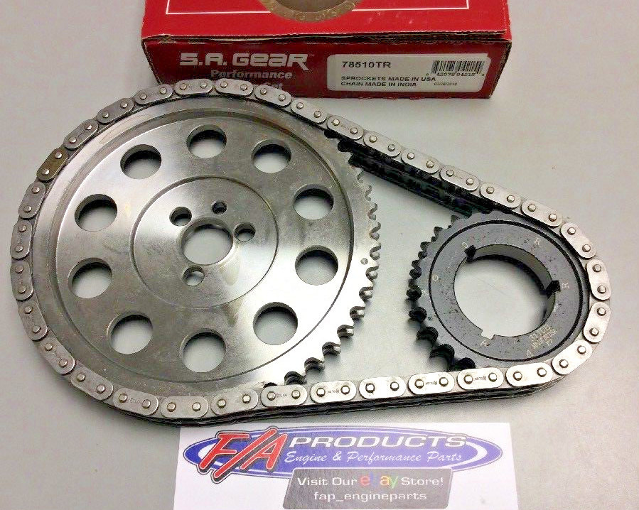 Big Block Chevy 454 Billet .250" Roller Timing Set With Bearing S.A ...