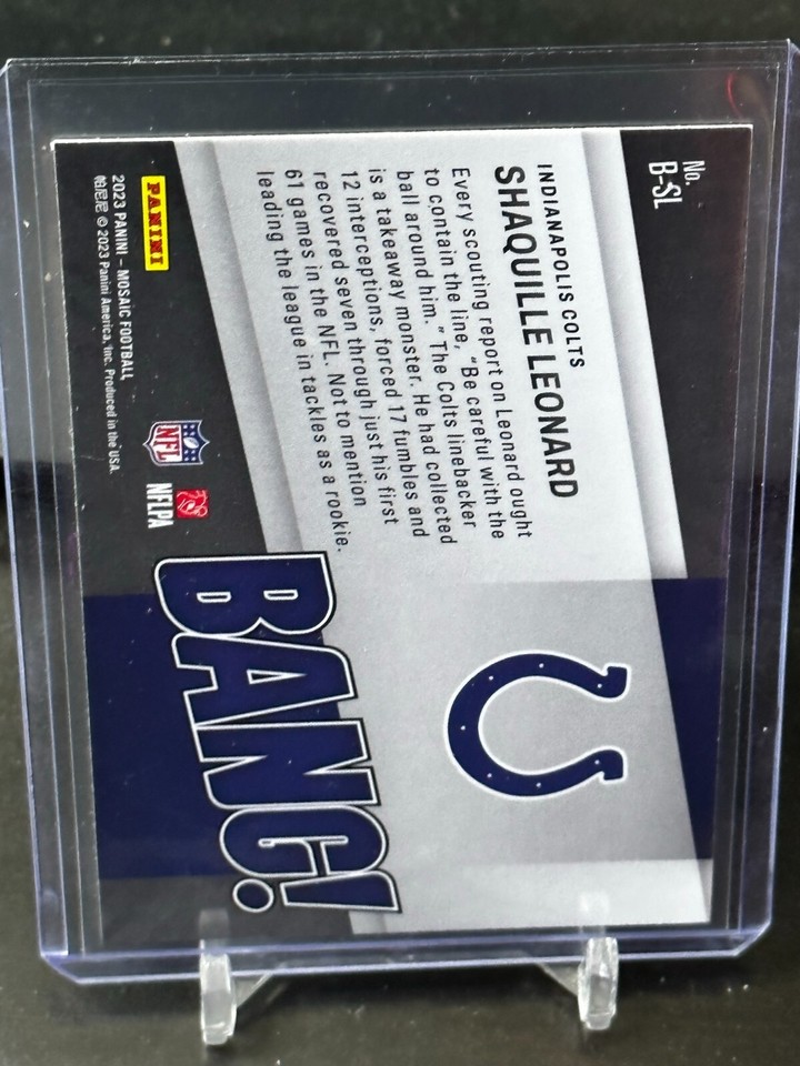 2023 Panini Mosaic #B-SL Shaquille Leonard | eBay