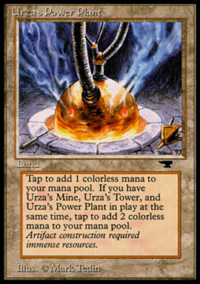Urza's Power Plant (Sphere) Antiquities Magic mtg Heavy Play, English ...