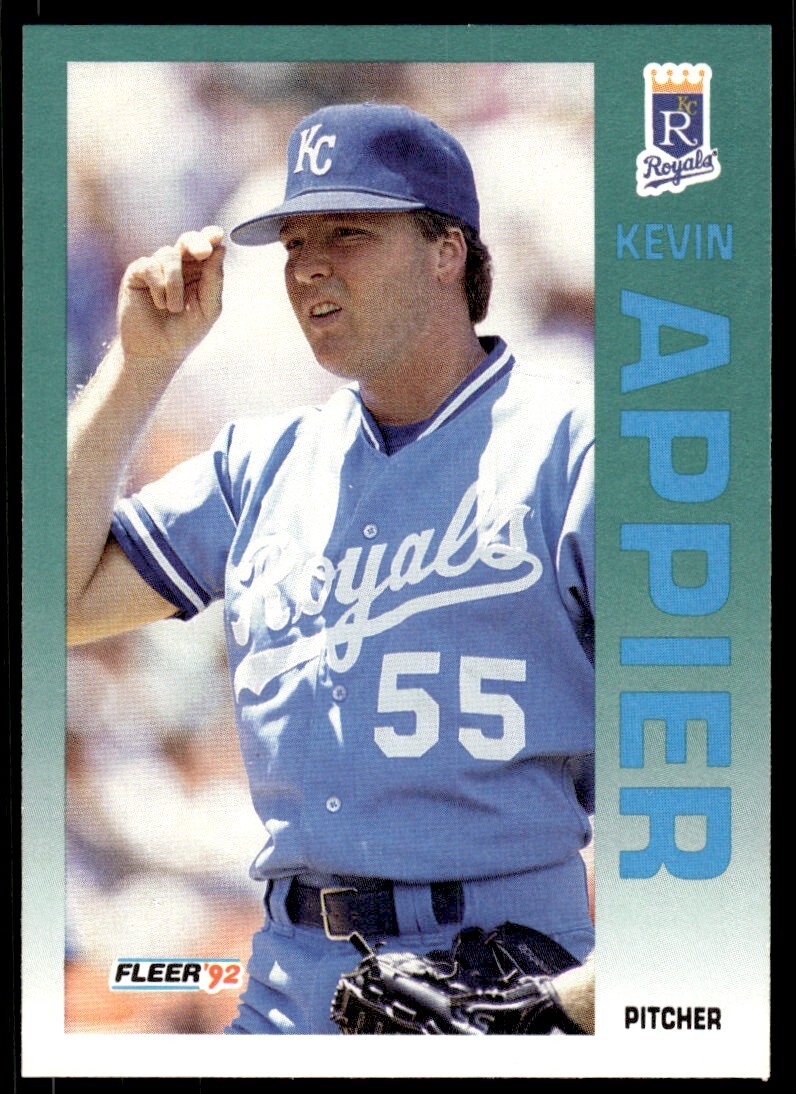 1992 Fleer Baseball Card Kevin Appier Kansas City Royals #150 | eBay