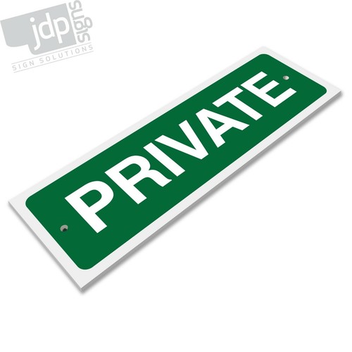 PRIVATE 3MM RIGID PVC BOARD SIGN - 21 COLOURS | eBay UK