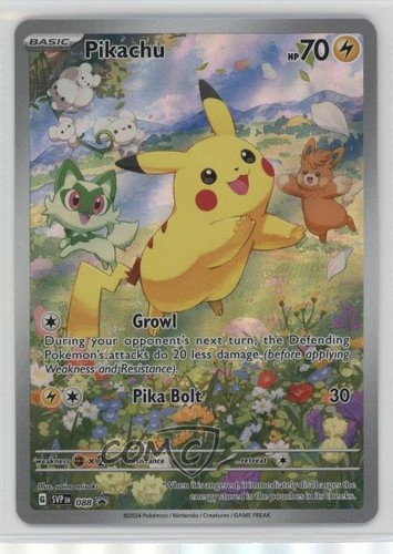 Pikachu (Paldea Adventure Chest) Holo Pokémon Scarlet & Violet Black ...