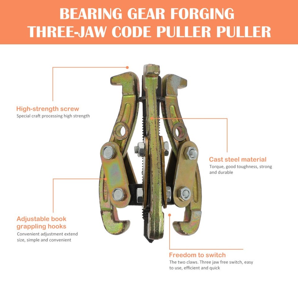 Jaw Inner Bearing Puller Adjustable Steel Pulling Gear Remover -bearing ...