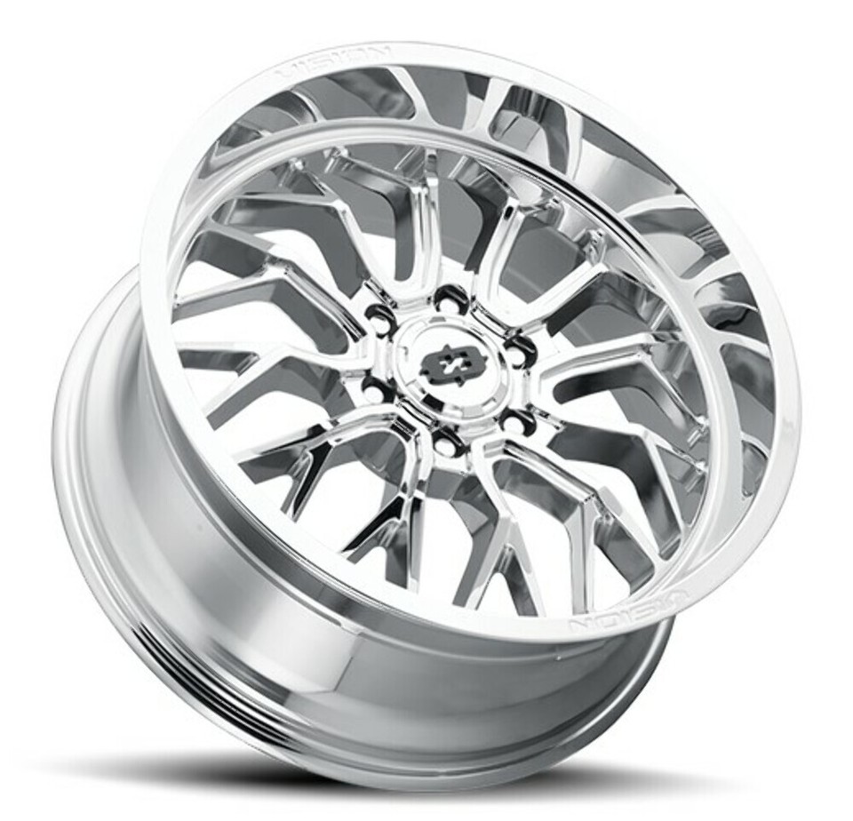 Set 4 22" Vision Off-Road 402 Riot Chrome Wheels 22x12 8x170 Lifted ...