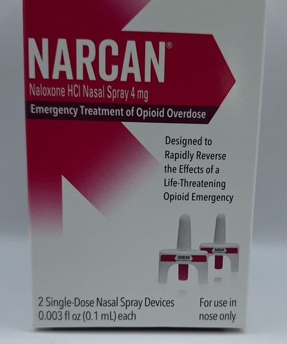 Narcan Nasal Spray 4 mg, Emergency Treatment 2 Single-Dose Spray ...