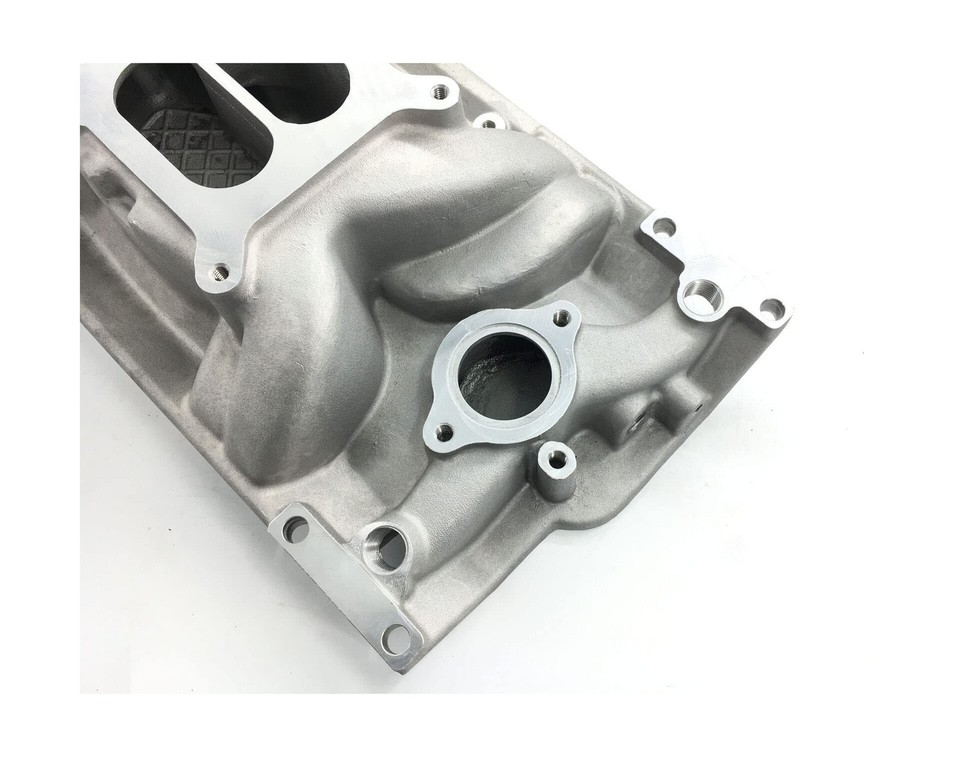 Aluminum Small Block Chevy SBC Intake Manifold Vortec Dual Plane 350 ...