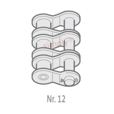 Renold SD06B-3-NO12 BS Triplex Chain Half Link 3/8 inch Pitch | eBay ...