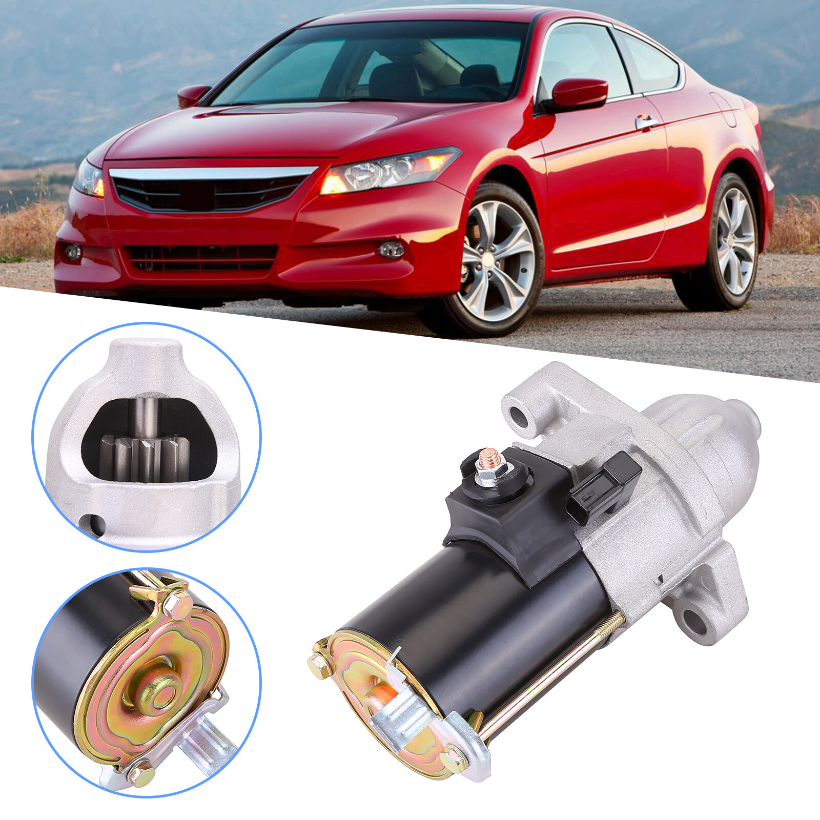 NEW STARTER FOR 2008-2012 HONDA ACCORD,CR-V,CIVIC,31200-R40-A01, 31200 ...