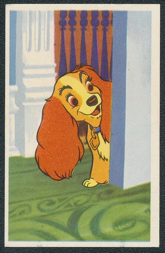 1956 RICH'S COFFEE WALT DISNEY LADY BAMBI DUMBO DUTCH TRADING CARD #27 ...