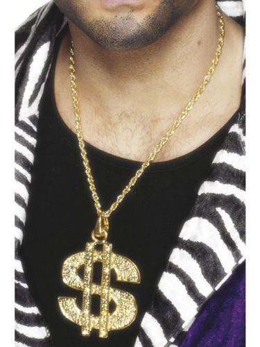 Brand New Pimp Chain Popular Golden Dollar Sign Necklace | eBay
