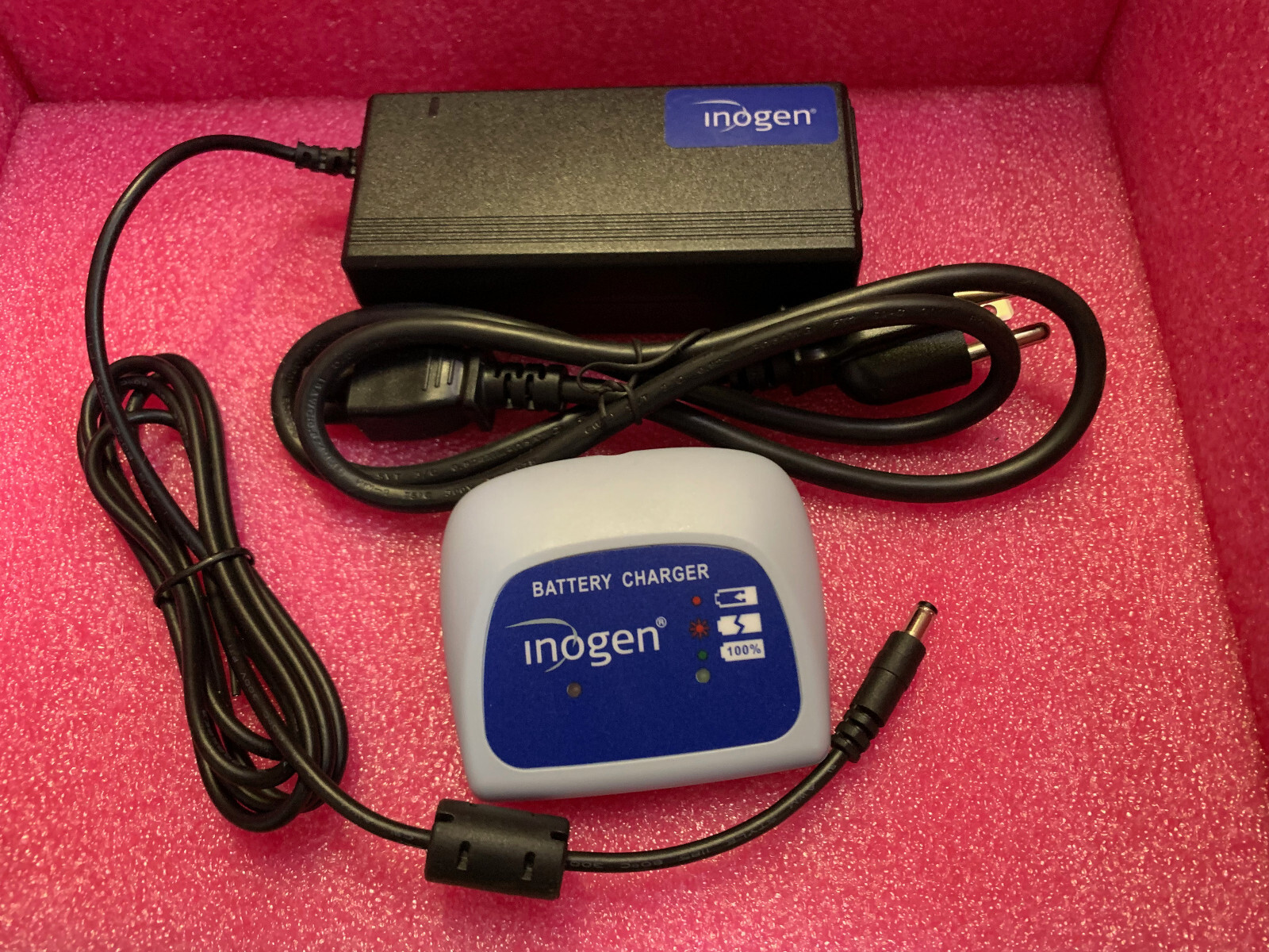 INOGEN ONE G4 EXTERNAL CHARGER BA-403 WITH A/C ADAPTER AND POWER CORD ...