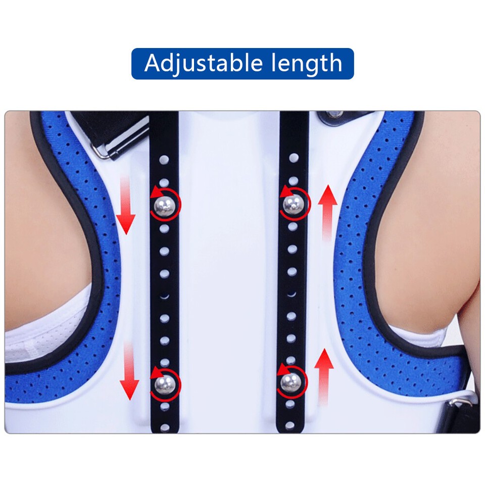 Adjustable Neck Chest Cervical Thoracic Head Orthosis Support Frame ...