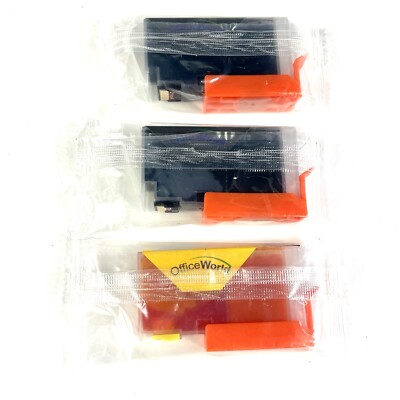 Office World Ink Cartridges-high yield, HP902, Yellow, 2 Black | eBay