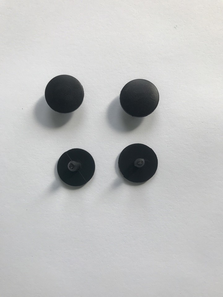 2 SOLID BLACK MATTE RIVETS, BUTTON REPLACEMENT FITS CROCS FAST USA SHIP ...