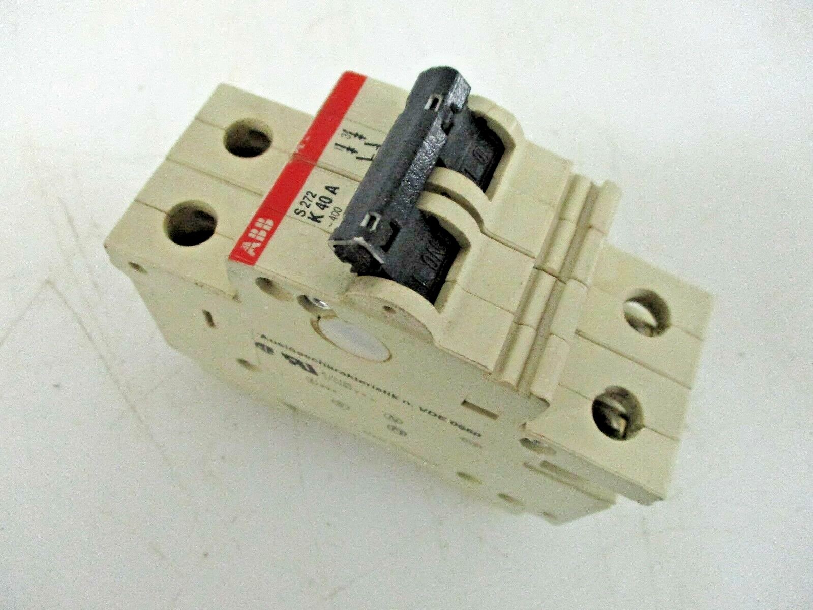 ABB Circuit Breaker 2p 40a S272 K 40 a for sale online | eBay