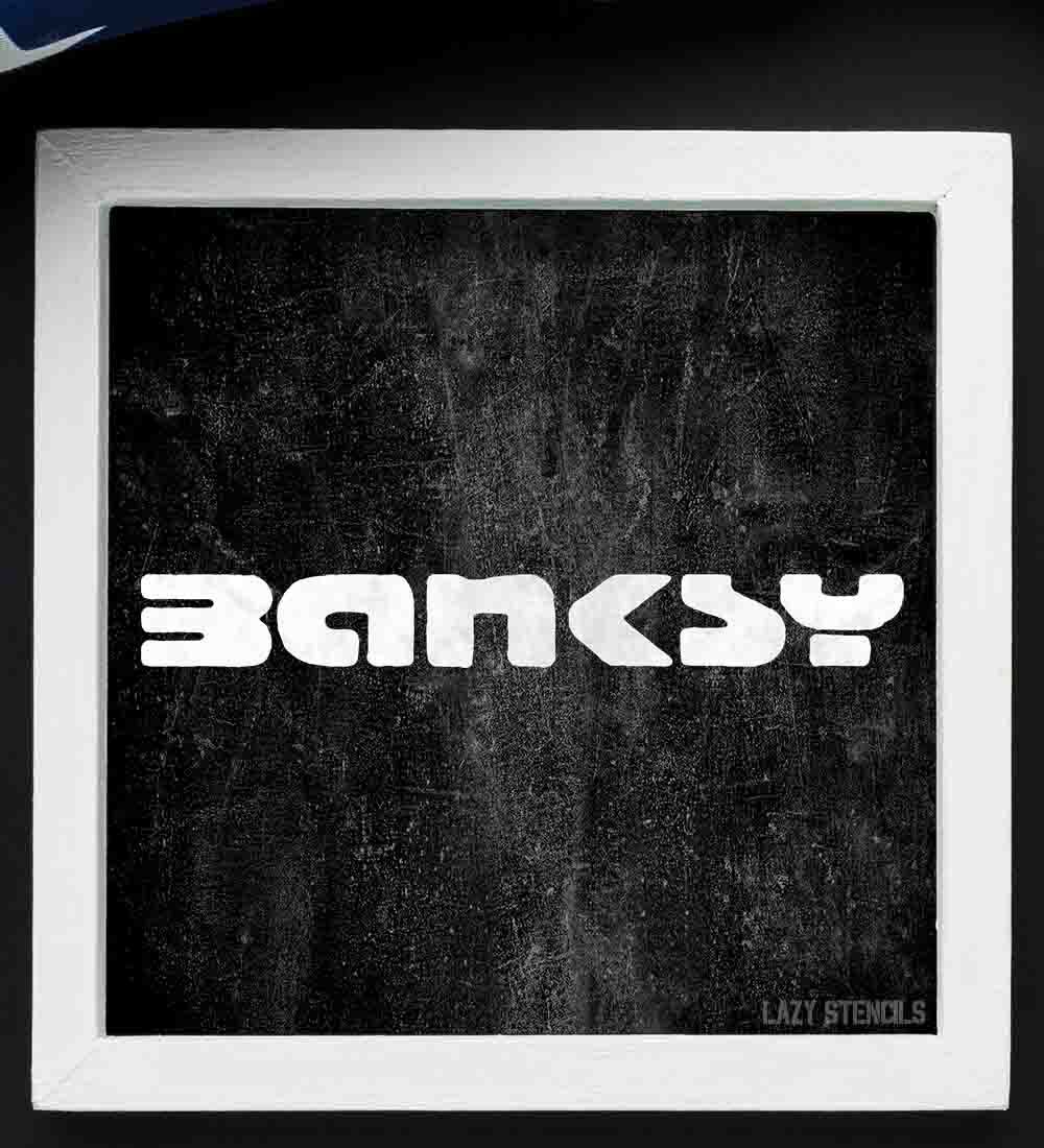 Banksy Balloon Girl Stencil Reusable Laser Cut Template