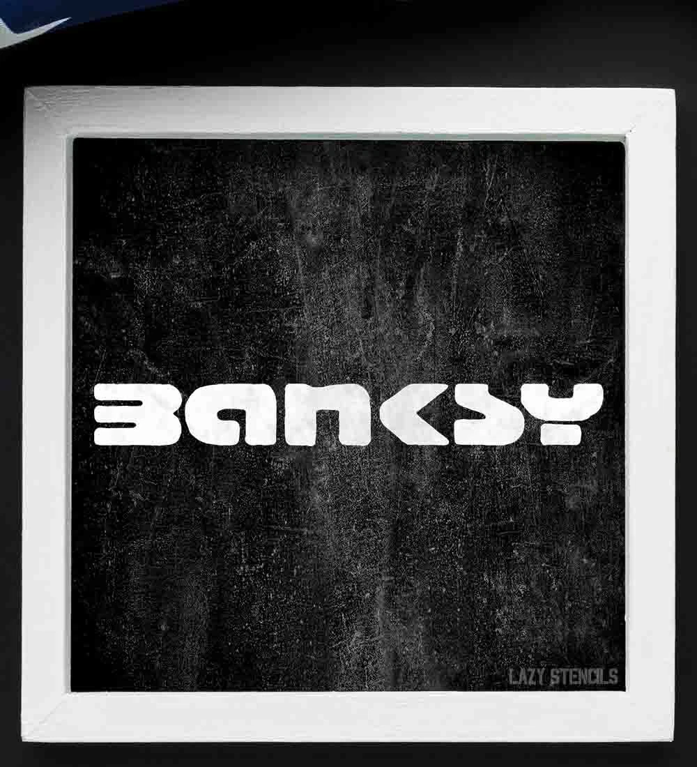 Banksy Name Stencils