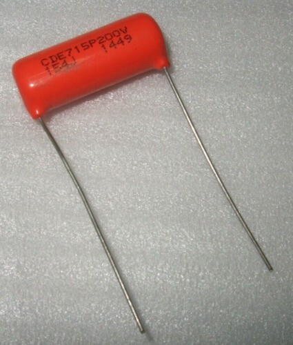 Guitar Orange Drop Tone Capacitor CDE715P 200V/0.15uf Stratocaster ...