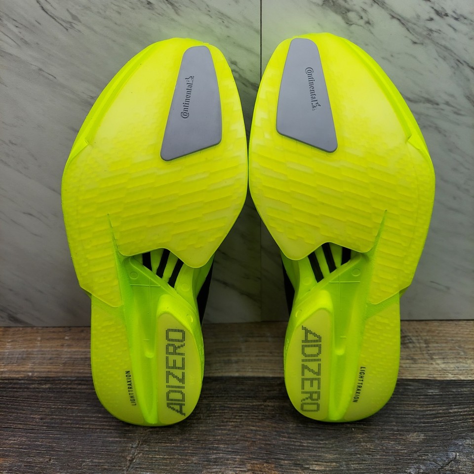 Adidas Adizero Adios Pro 4 Lucid Lemon Black JR6364 Mens Size 11.5 ...