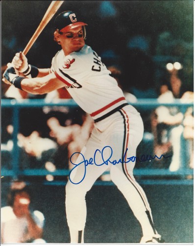Joe Charboneau Signed Color Photo 8x10 Cleveland Indians White Jersey ...