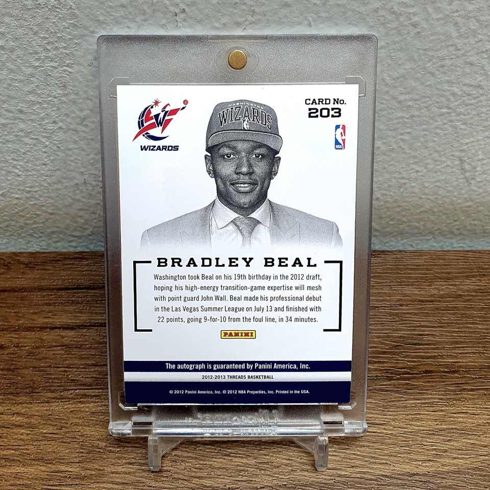 BRADLEY BEAL ROOKIE THREADS AUTO ON CARD RC | eBay