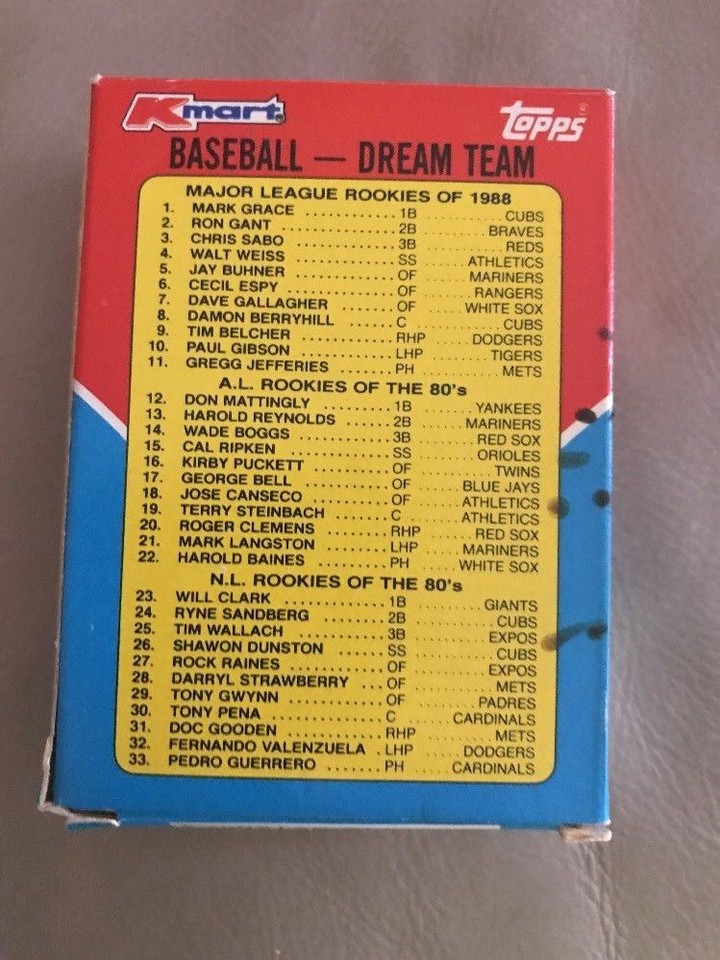 1989 Topps Kmart Dream Team Box Set 33 Cards | eBay