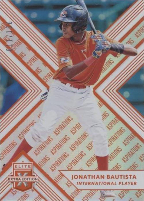 2018 Panini Elite Extra Edition - Jonathan Bautista #178 Aspirations ...