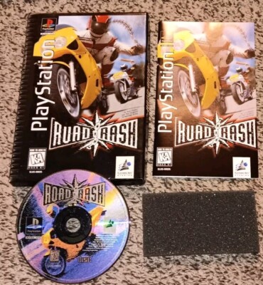PS1 Road Rash 1995 Original Owner CIB Tested Long Box | eBay