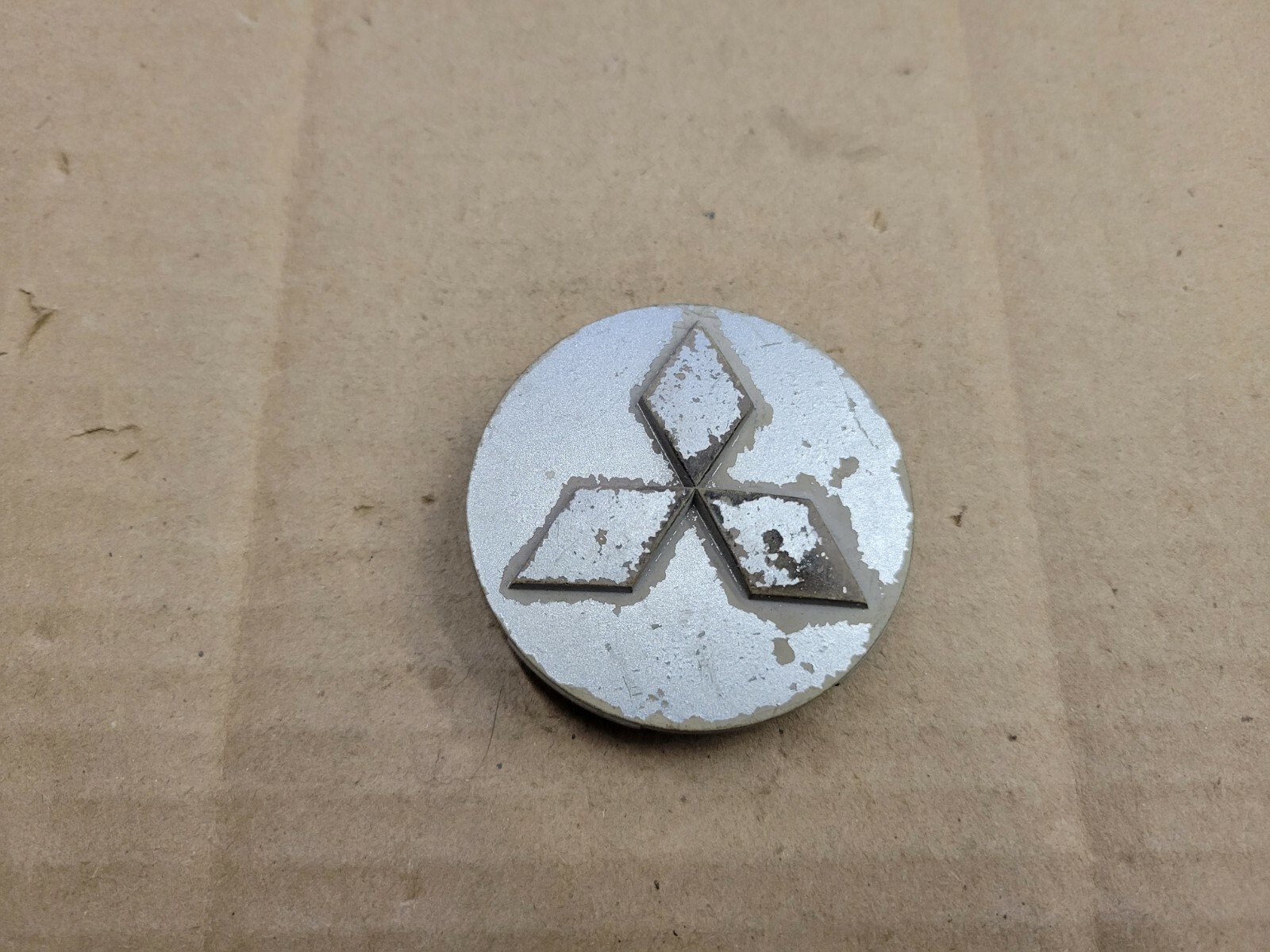 Mitsubishi OEM 2008-2015 Lancer Silver 2 3/8" Center Cap Hub Dust Cover ...