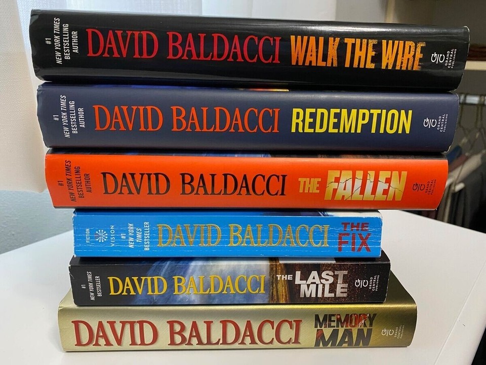 Complete Set Series Lot of 7 Amos Decker Memory Man books by David ...