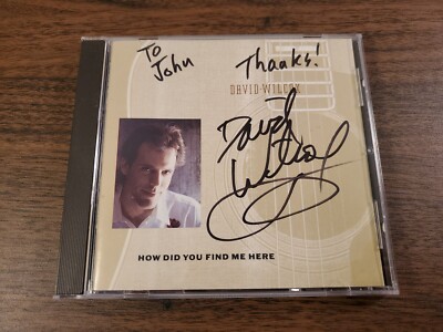 Signed - How Did You Find Me Here by David Wilcox - CD - autographed ...